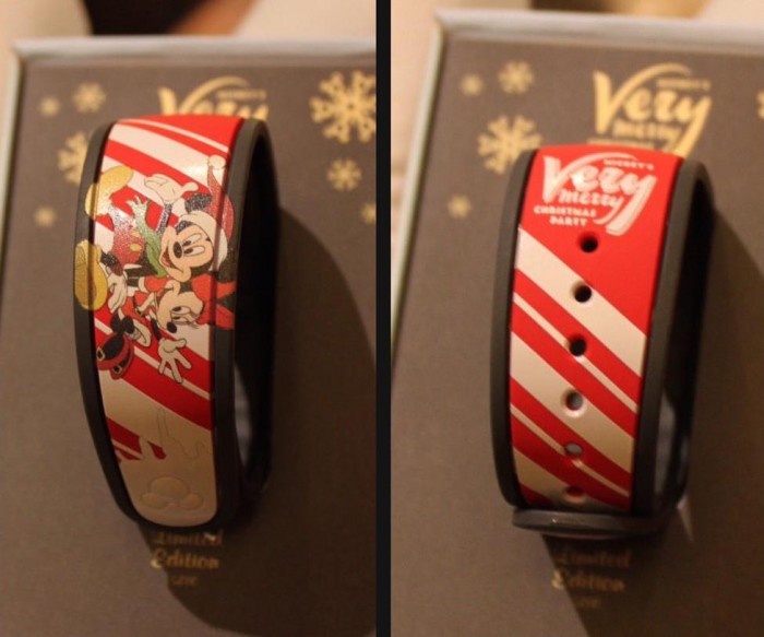 First pictures of Mickey's Very Merry Christmas Party MagicBand ...