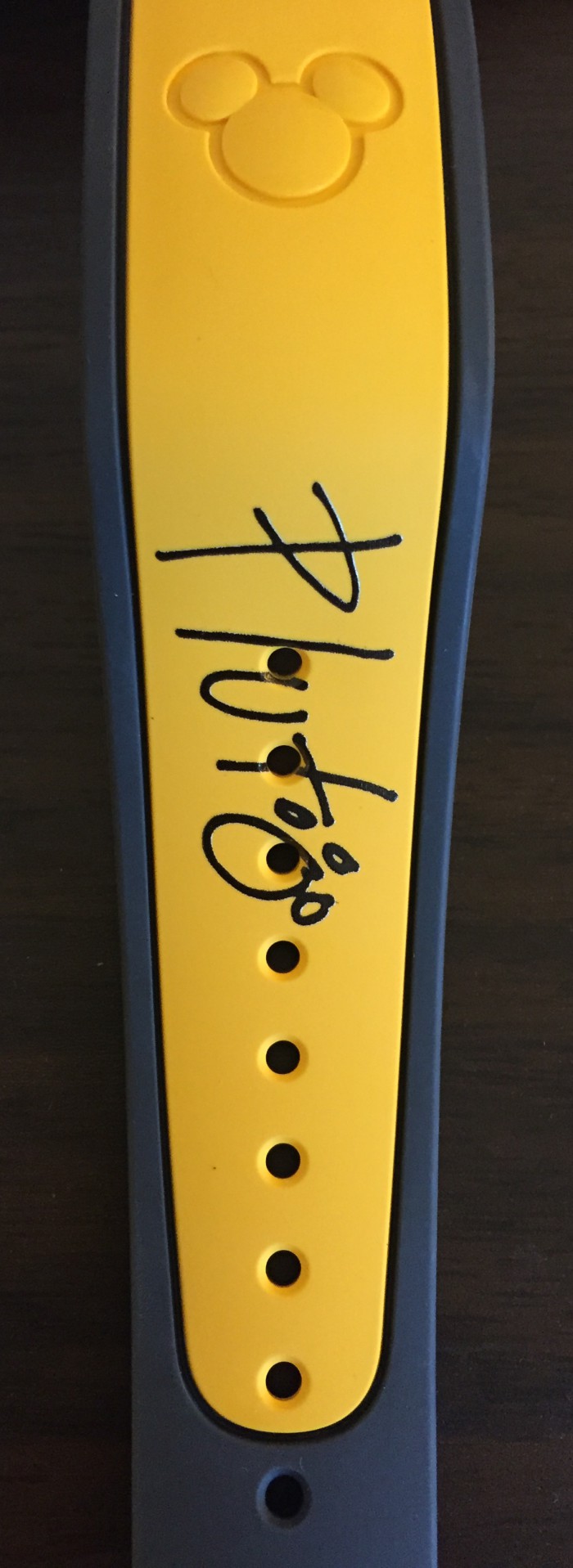 Pluto Signature - Disney MagicBand, MyMagic+, and FastPass+ collectables