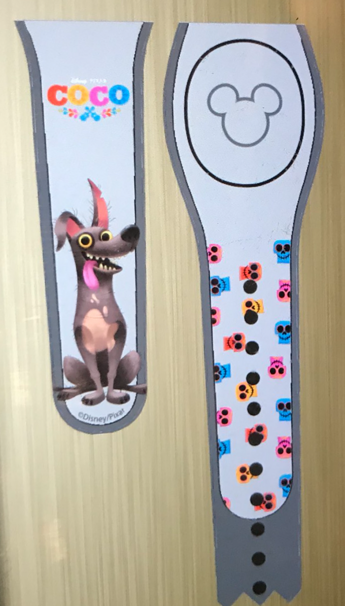 Four Pixar Coco MagicBands design appear at On Demand stations - Disney ...
