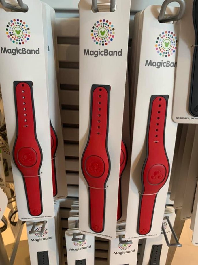 New Maroon (Dark Red) solid colored MagicBand to be available any day ...